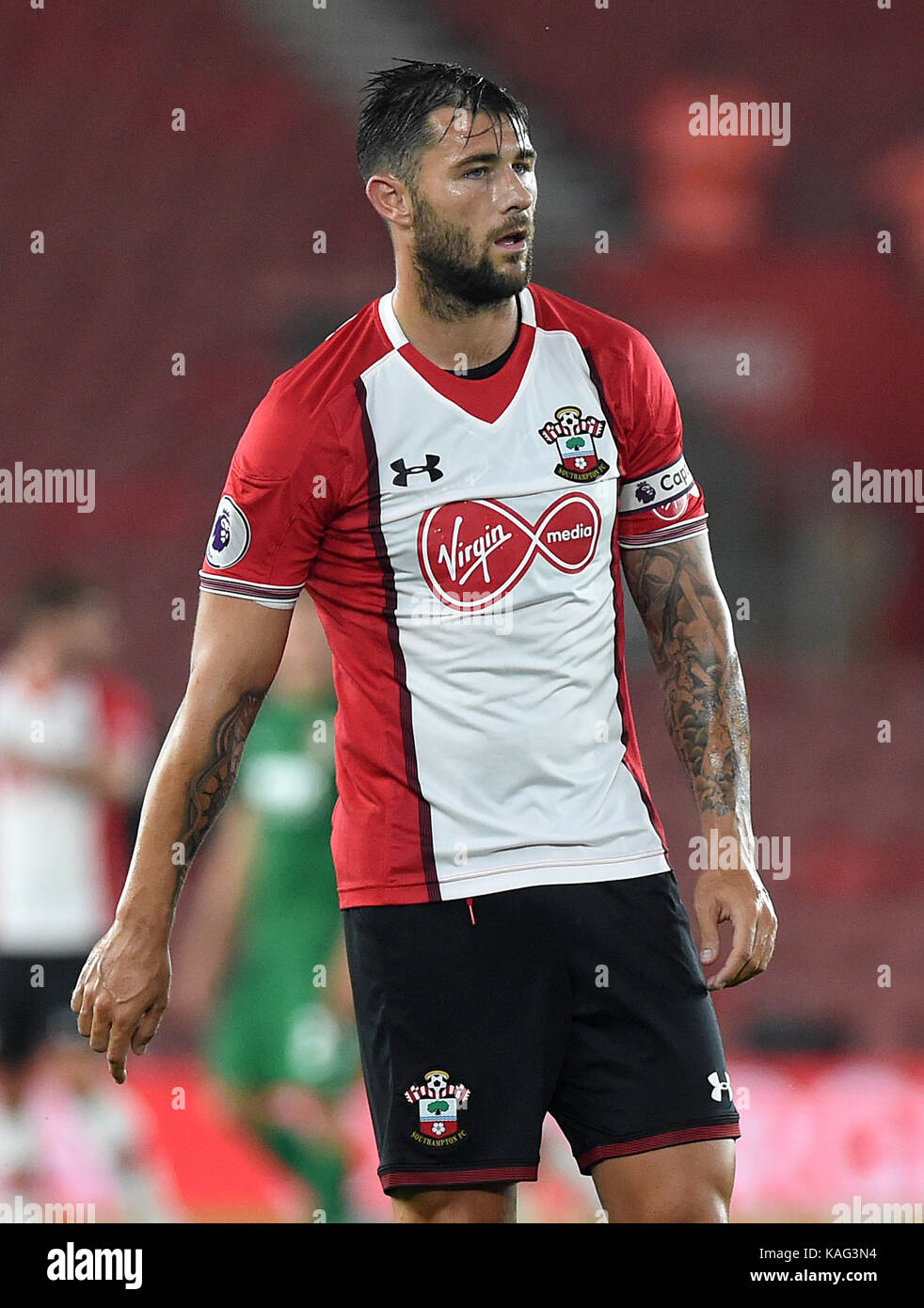 Southampton's Charlie Austin Stock Photo - Alamy
