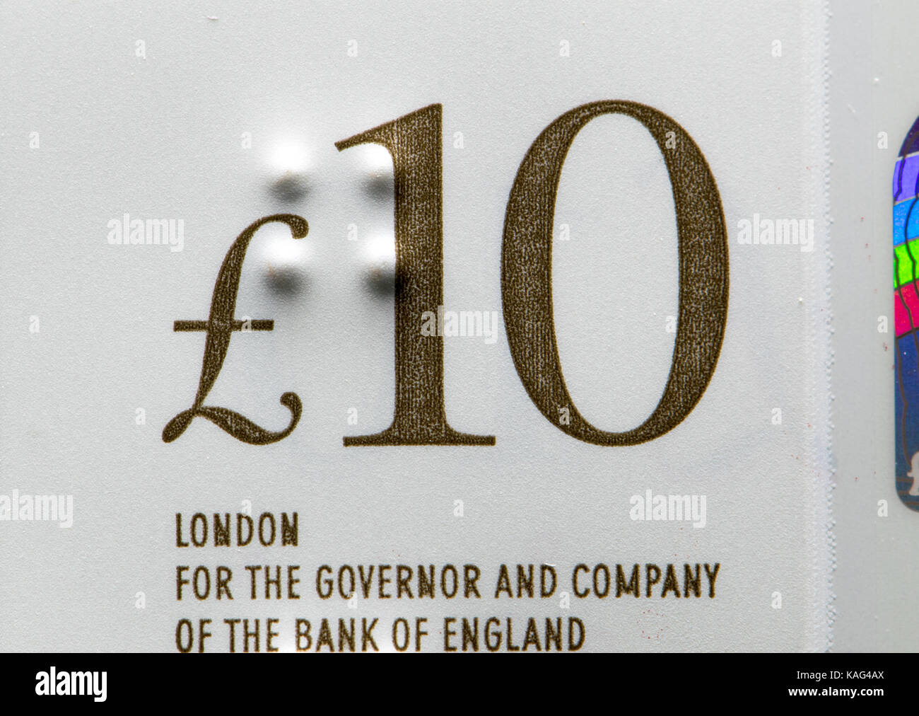 2017 ten pound note hi-res stock photography and images - Alamy