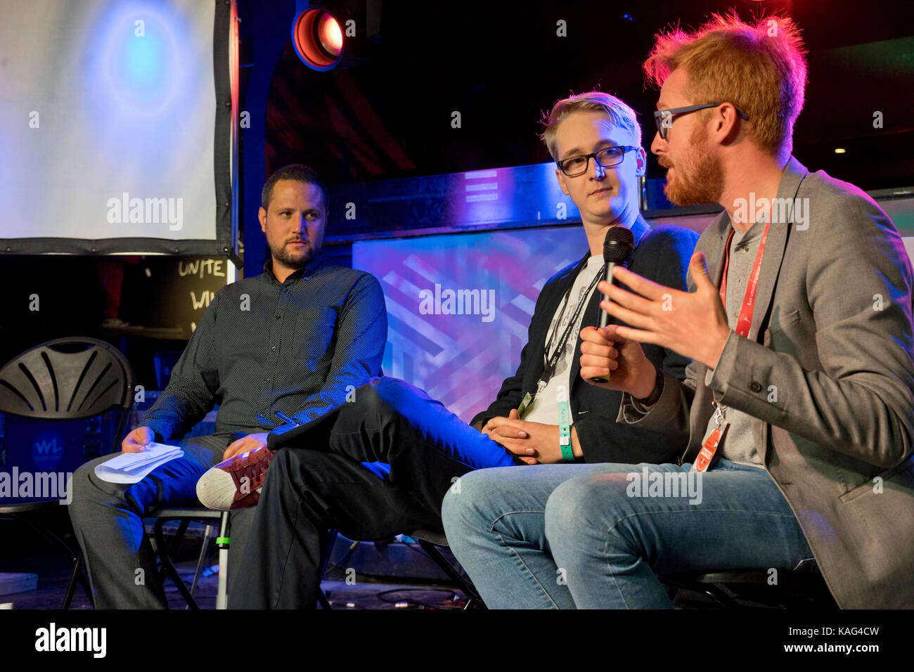 Brighton Kemptown MP Lloyd Russell-Moyle speaking at a meeting during ...
