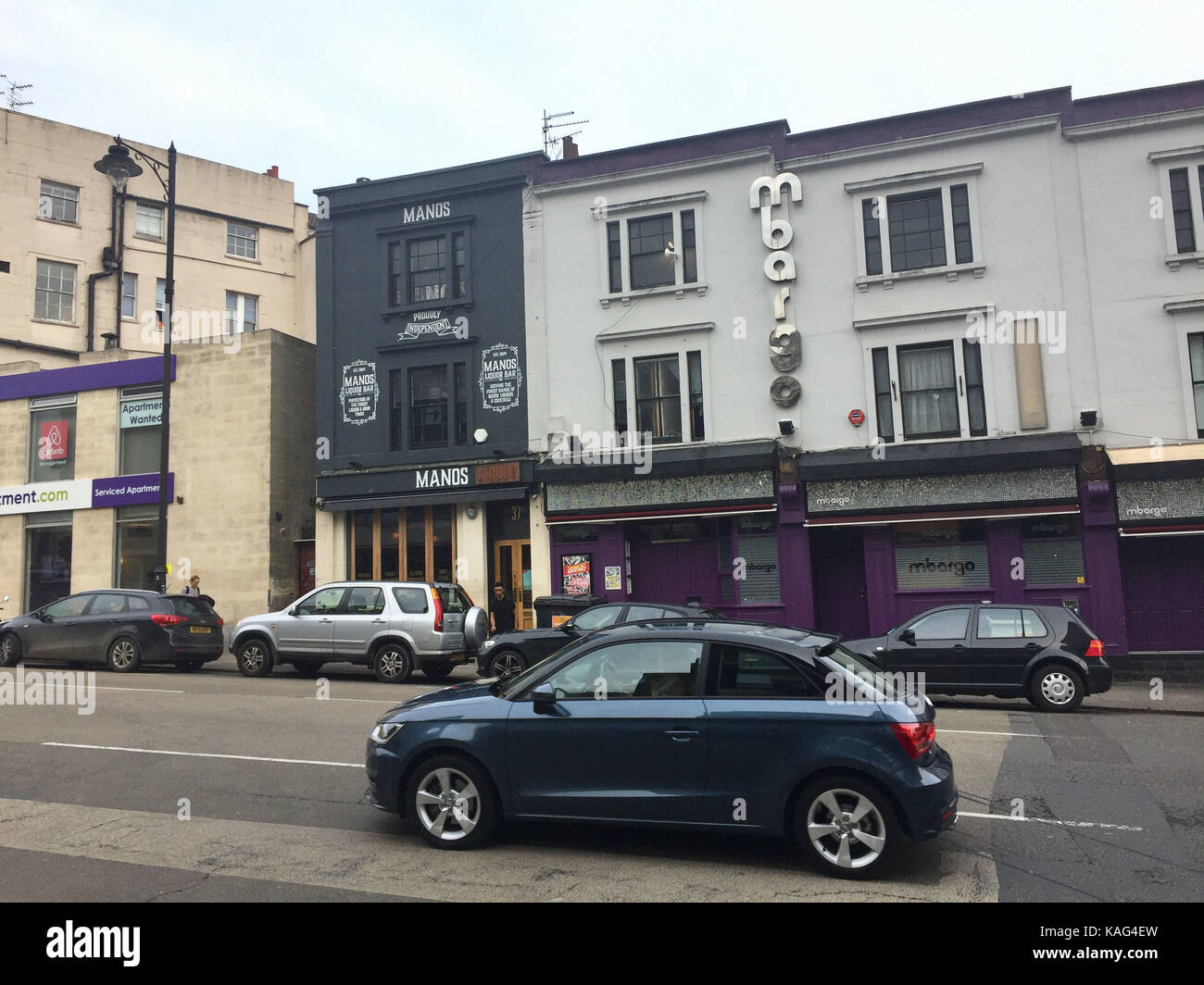 General view of Triangle West on Clifton Triangle, where England ...