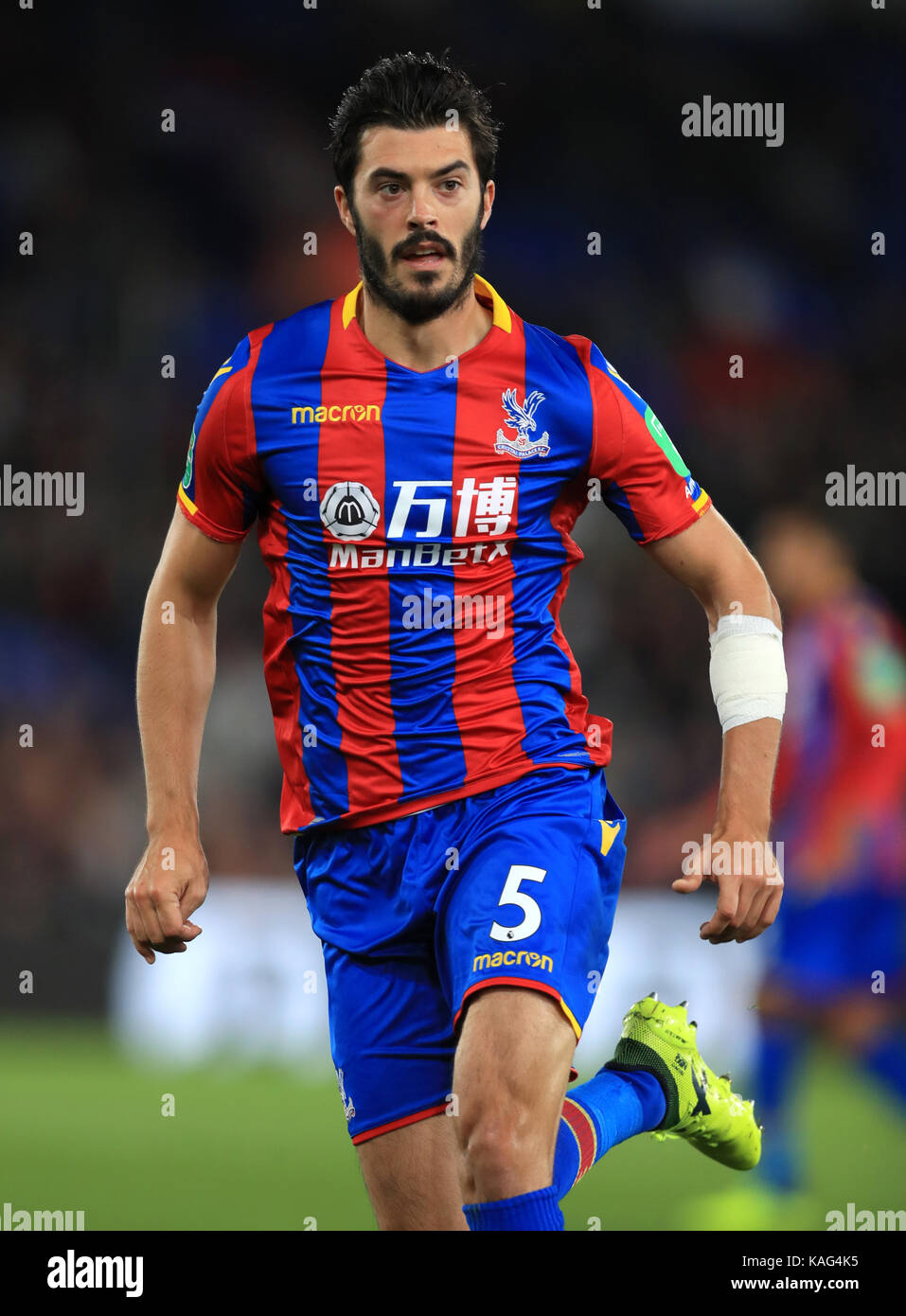 Crystal Palace's James Tomkins Stock Photo - Alamy
