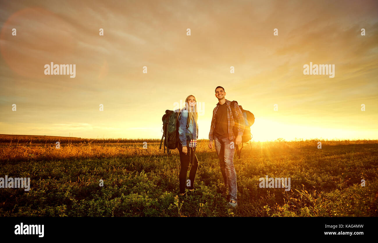 Tourists hike hi-res stock photography and images - Alamy