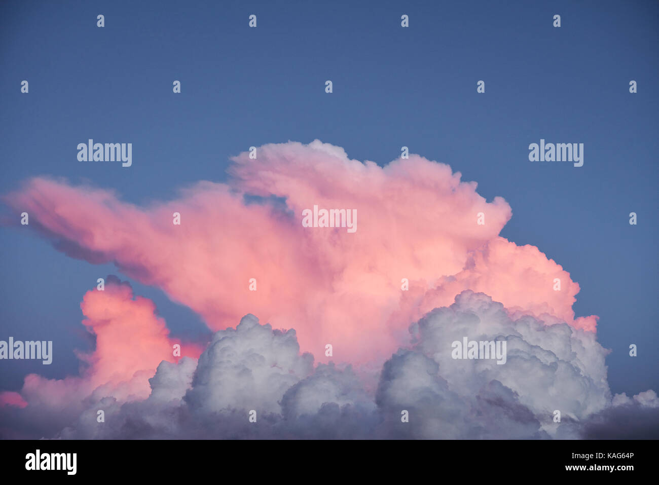 dramatic cloudscape in the twilight with sunset sunrise Stock Photo - Alamy