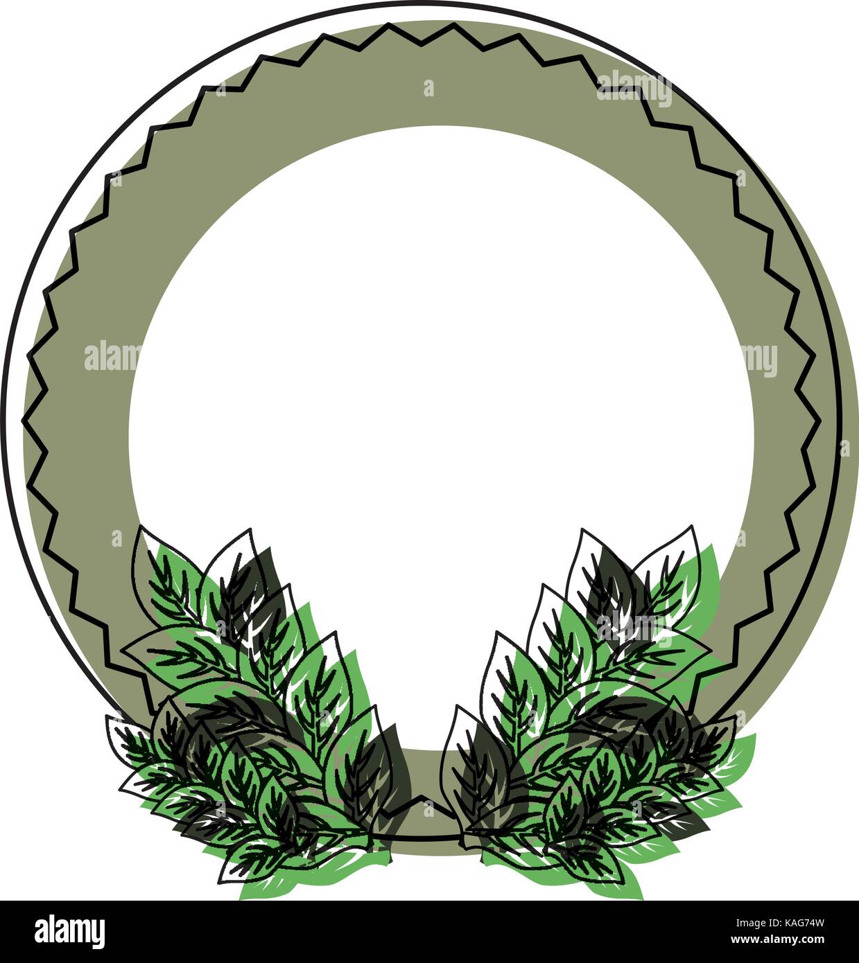 round ethnic frame vector illustration Stock Vector Image & Art - Alamy