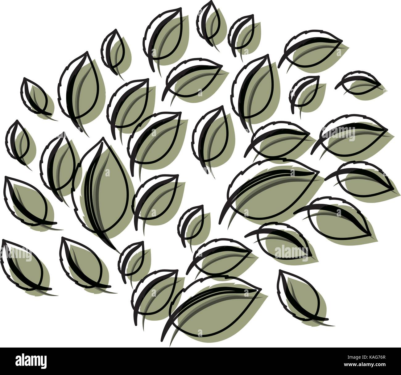 leaf design vector illustration Stock Vector Image & Art - Alamy