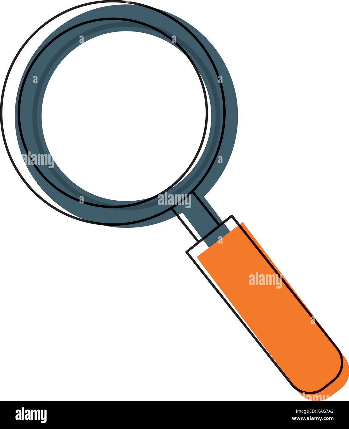 magnifying glass vector illustration Stock Vector Image & Art - Alamy
