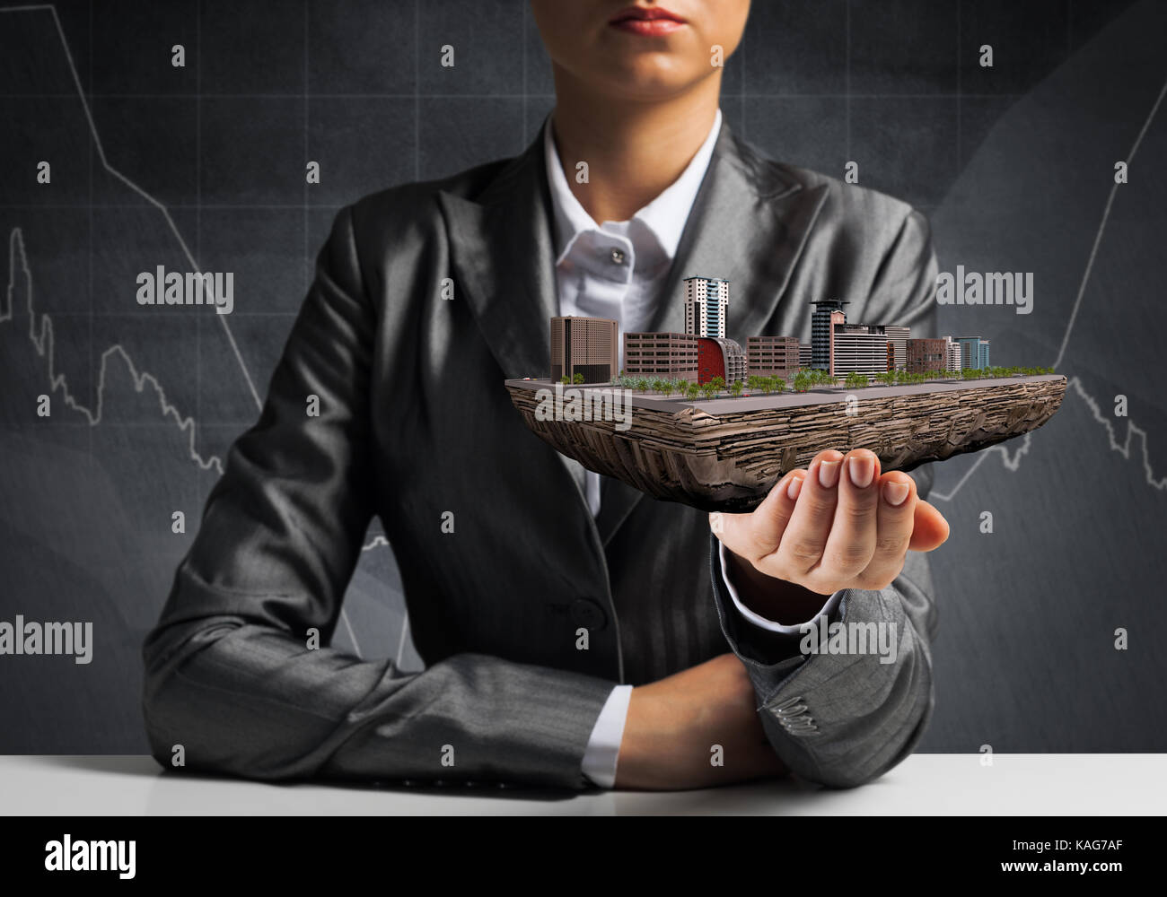 Concept of modern urban development Stock Photo - Alamy