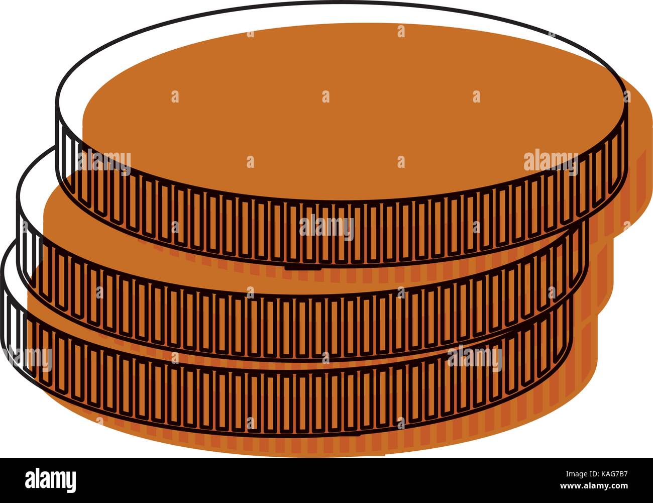 coin vector illustration Stock Vector Image & Art - Alamy