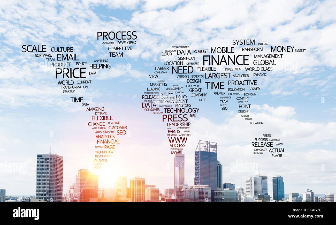 Business globalization concept Stock Photo - Alamy