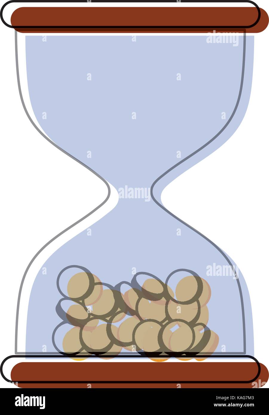 hourglass vector illustration Stock Vector Image & Art - Alamy