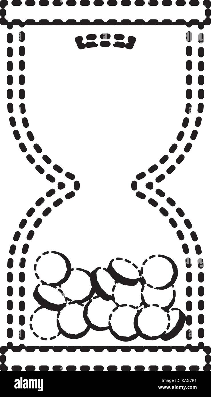 hourglass sticker vector illustration Stock Vector Image & Art - Alamy