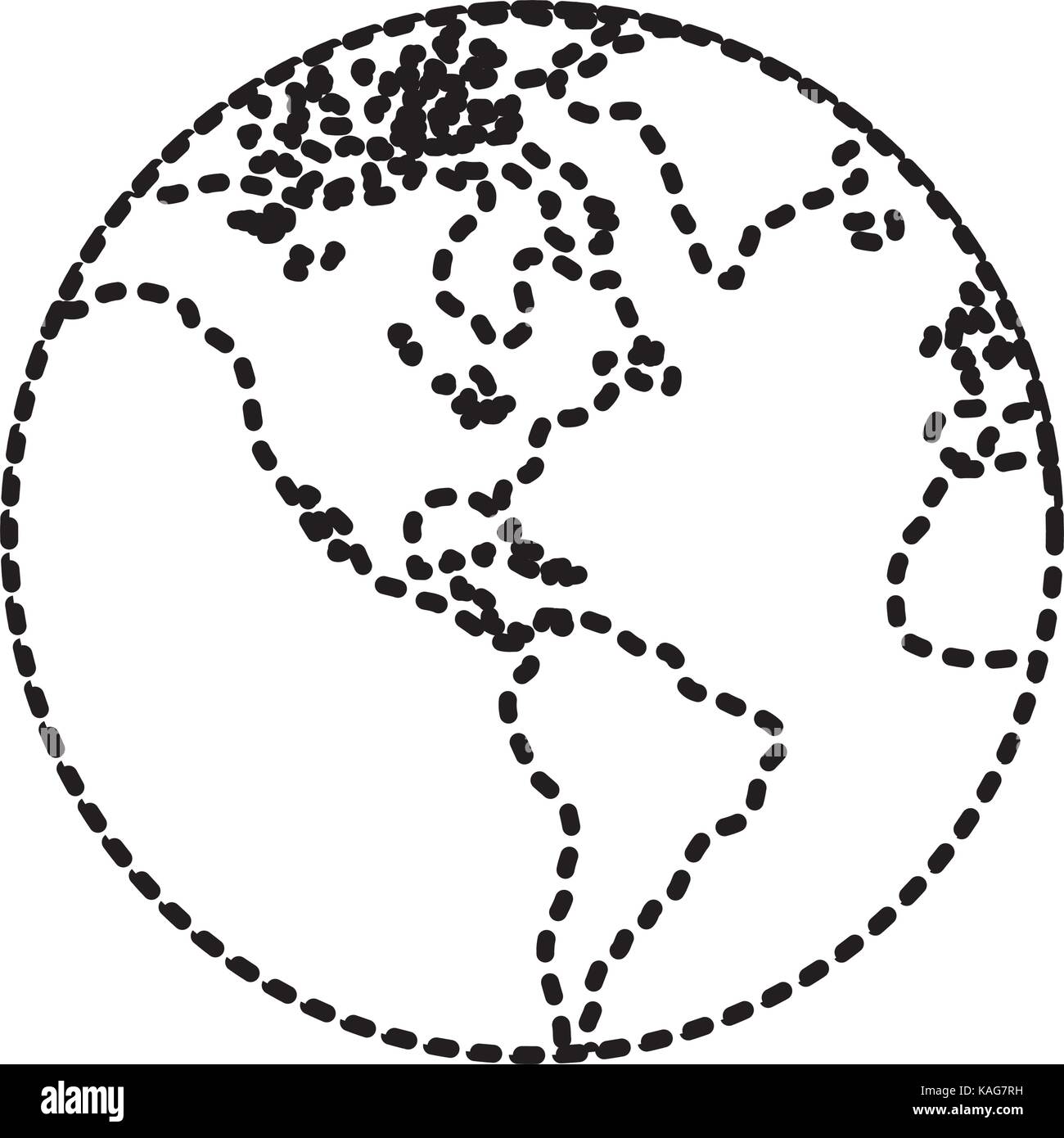global planet sticker vector illustration Stock Vector Image & Art - Alamy