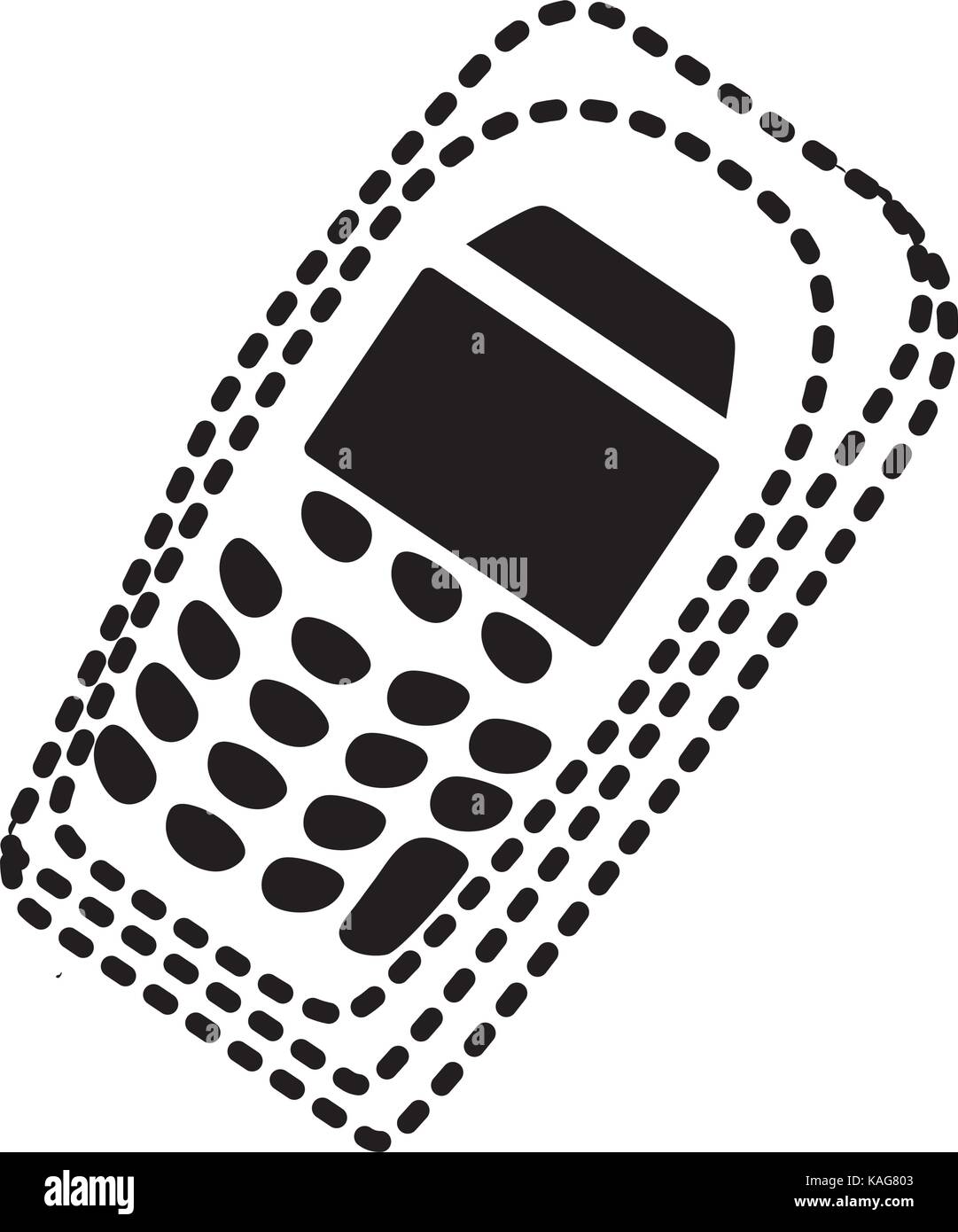 dataphone sticker vector illustration Stock Vector Image & Art - Alamy