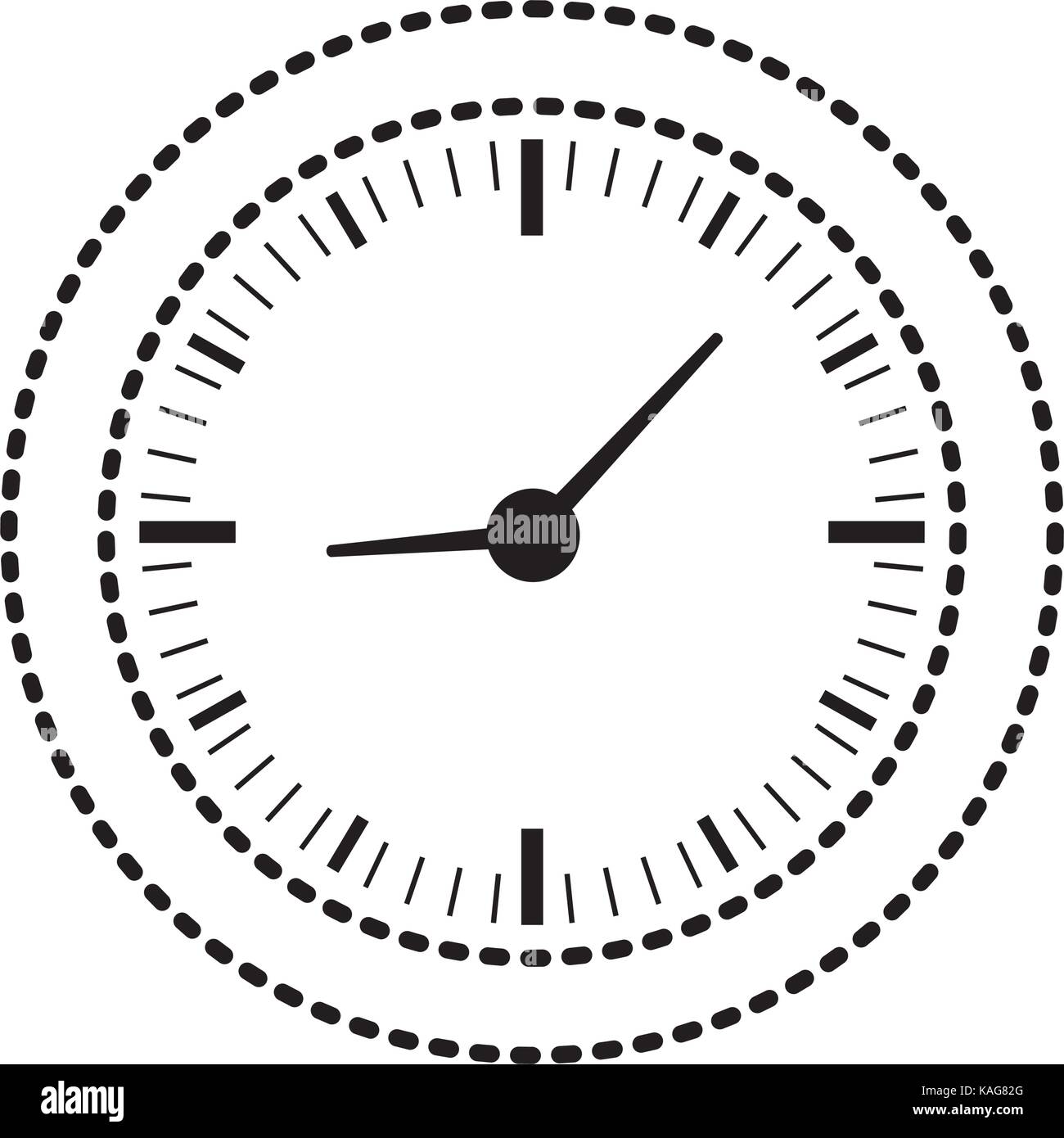 wall clock sticker vector illustration Stock Vector Image & Art - Alamy