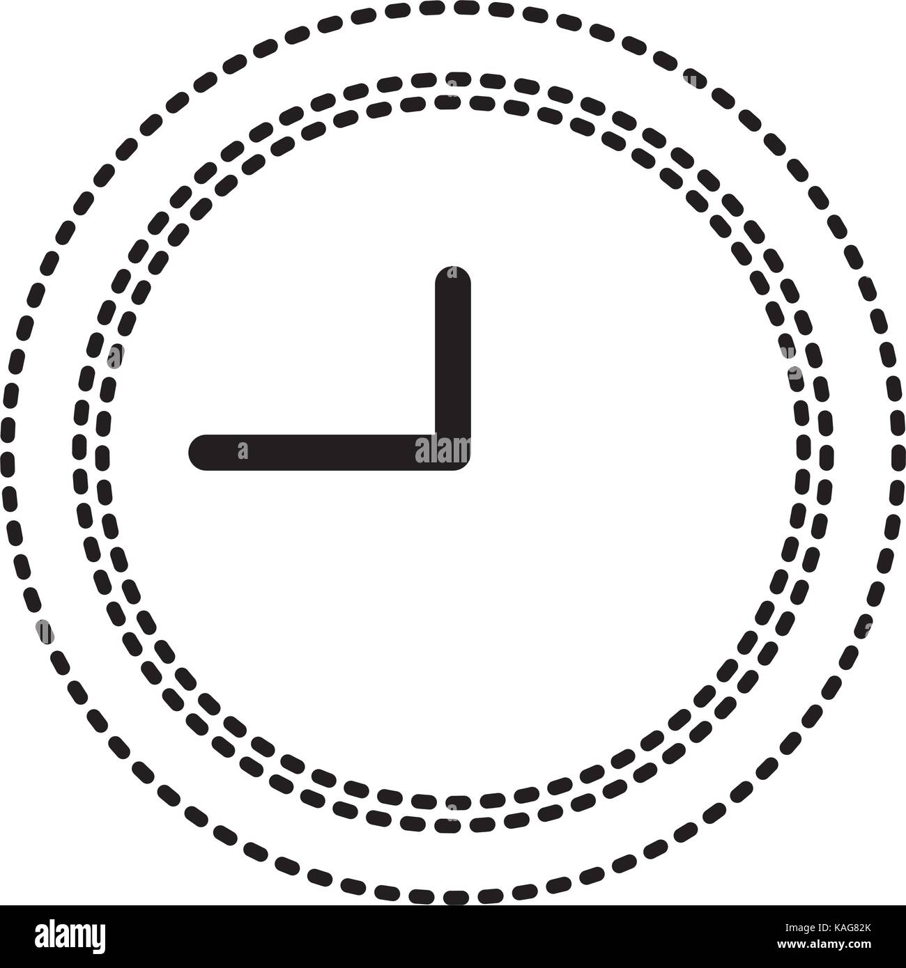 wall clock sticker vector illustration Stock Vector Image & Art - Alamy