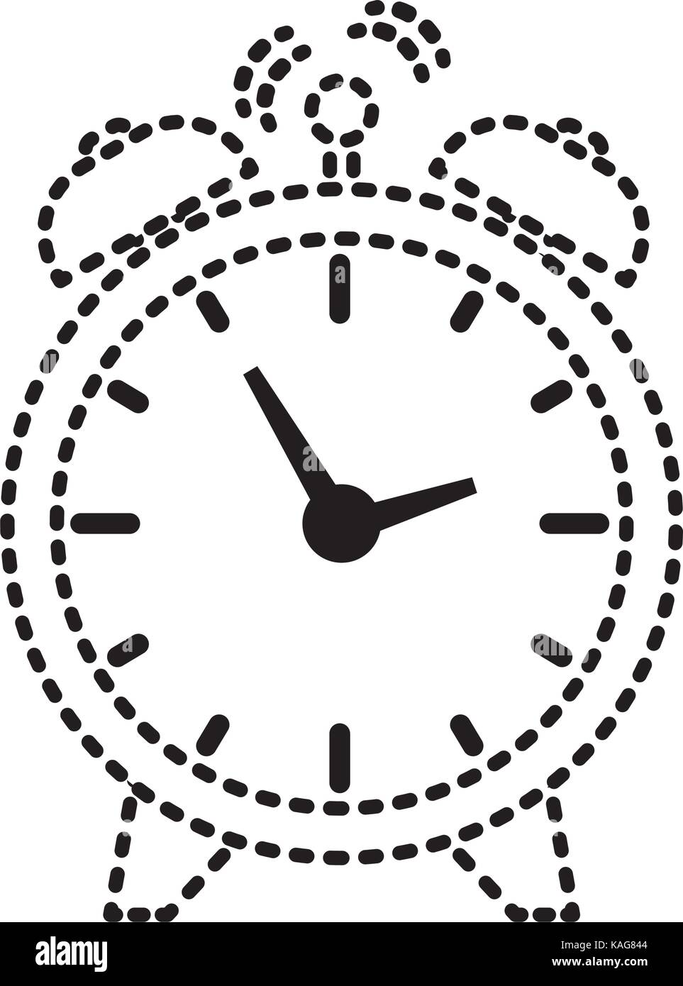 alarm clock sticker vector illustration Stock Vector Image & Art - Alamy