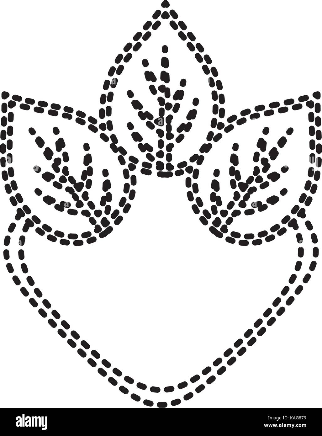 leaf design sticker vector illustration Stock Vector Image & Art - Alamy