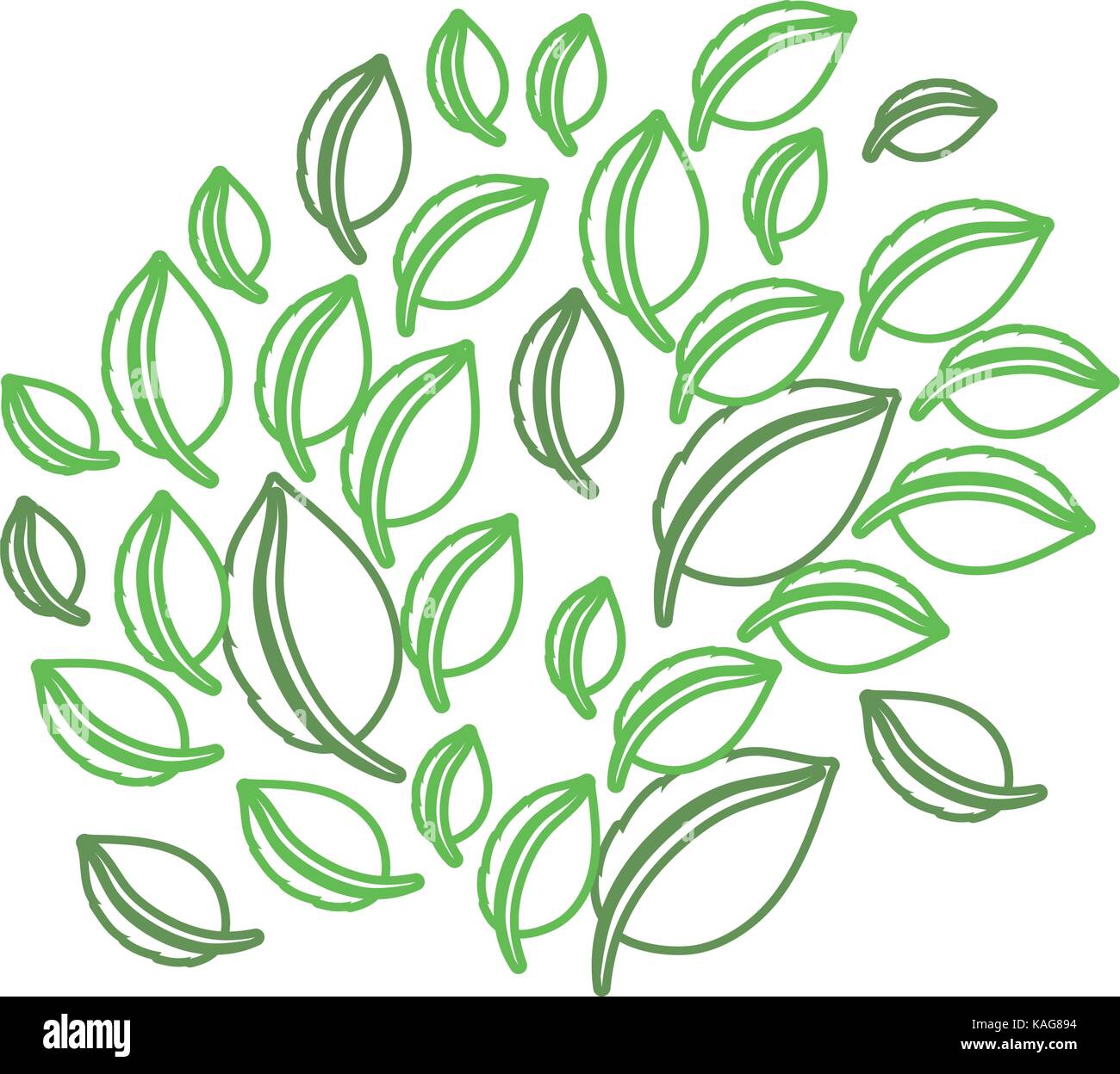 leaf design vector illustration Stock Vector Image & Art - Alamy