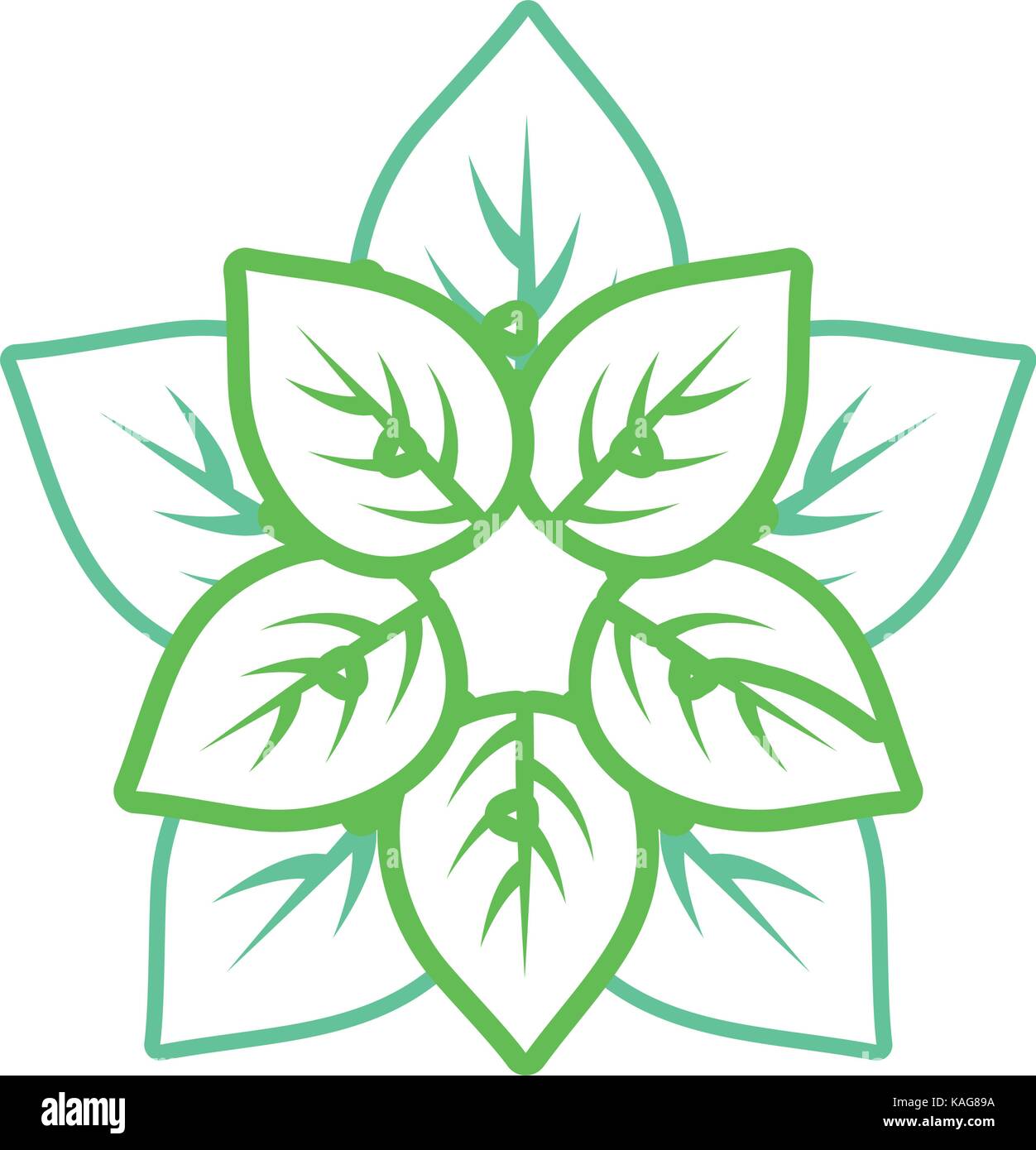 leaf design vector illustration Stock Vector Image & Art - Alamy