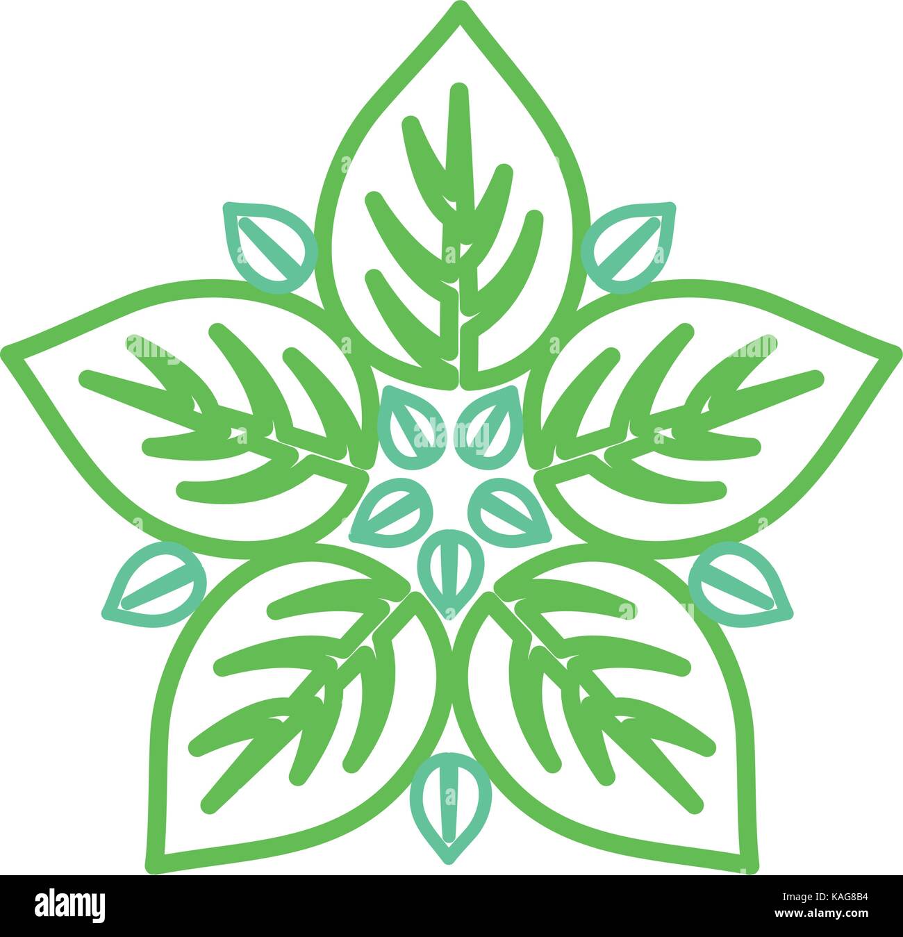 leaf design vector illustration Stock Vector Image & Art - Alamy