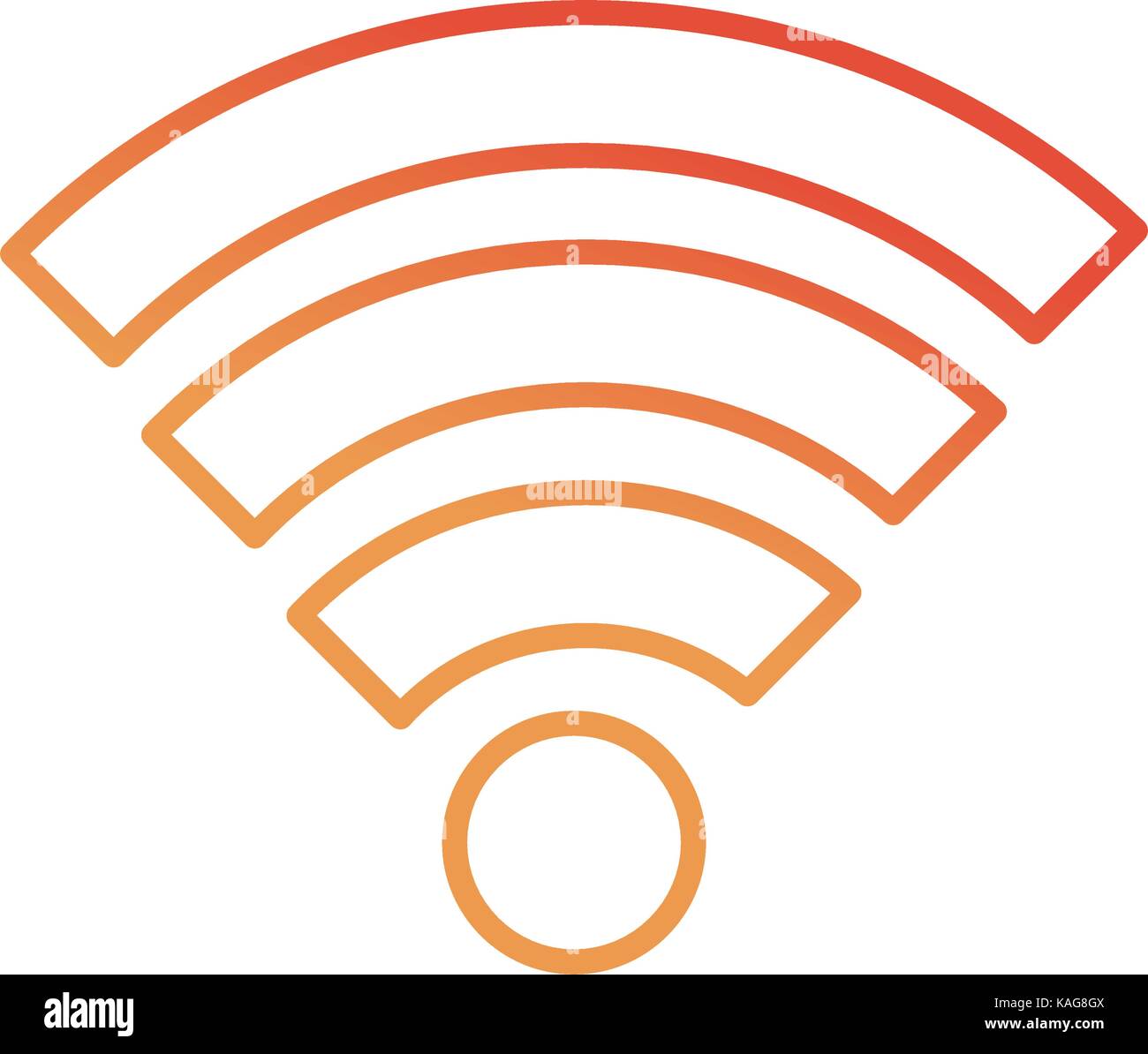 wireless sign vector illustration Stock Vector Image & Art - Alamy