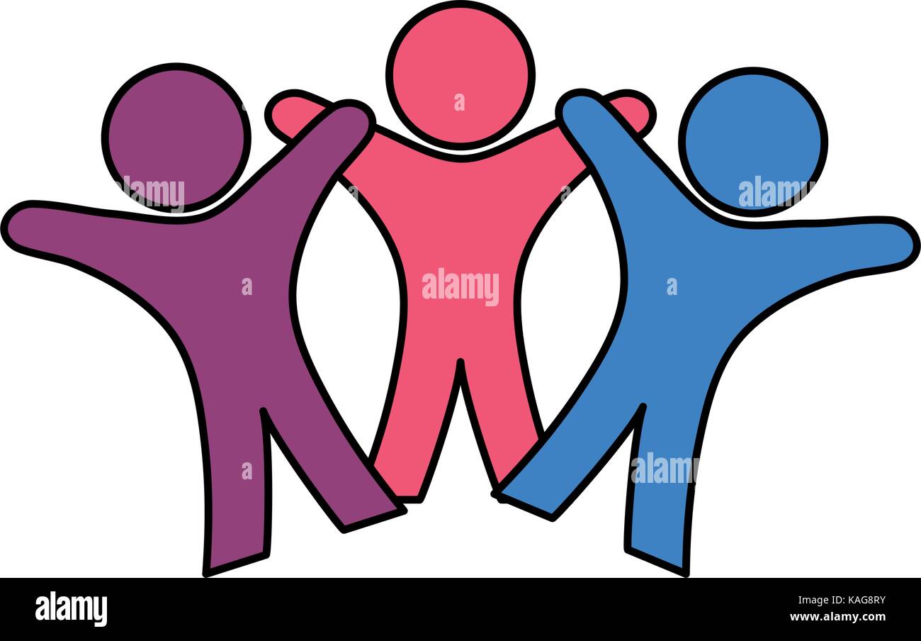 pictogram people vector illustration Stock Vector Image & Art - Alamy