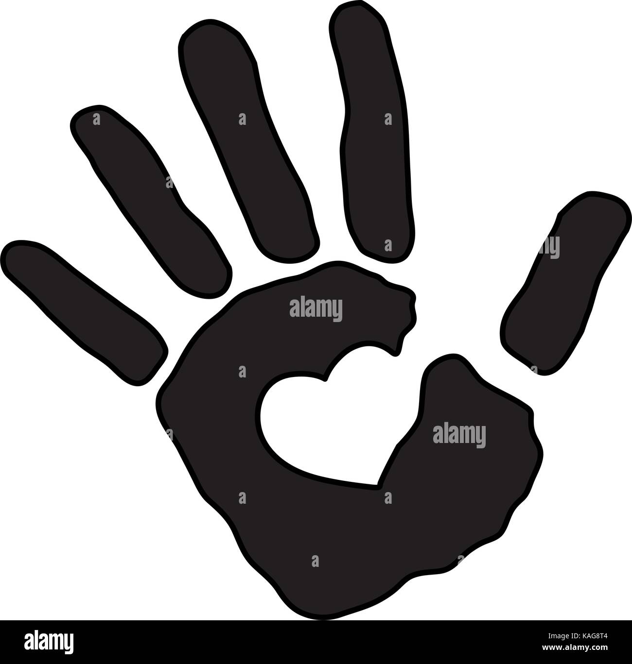prictogram hand vector illustration Stock Vector Image & Art - Alamy