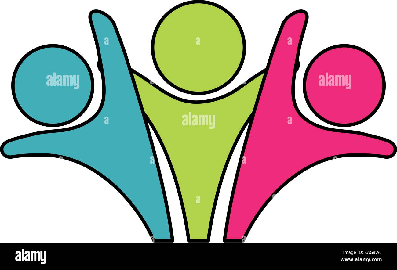 pictogram people vector illustration Stock Vector Image & Art - Alamy