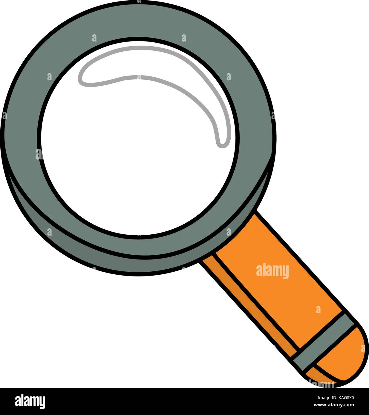 magnifying glass vector illustration Stock Vector Image & Art - Alamy