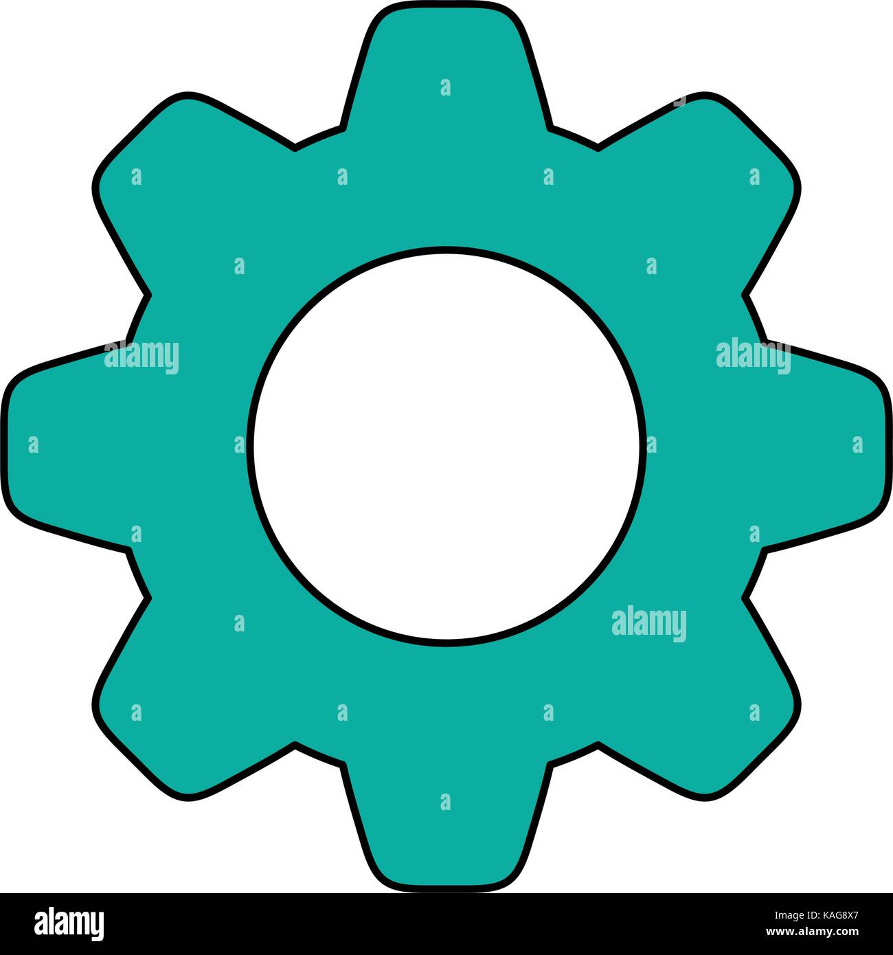 gear vector illustration Stock Vector Image & Art - Alamy