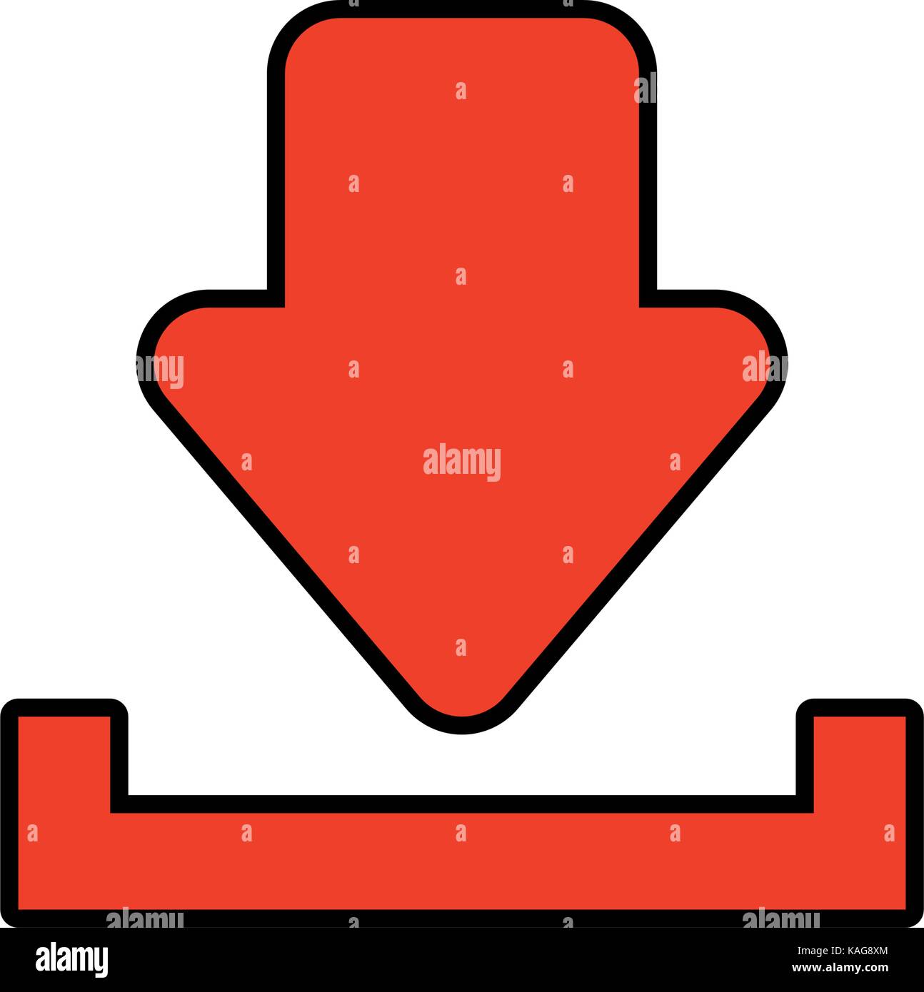 arrow sign vector illustration Stock Vector Image & Art - Alamy