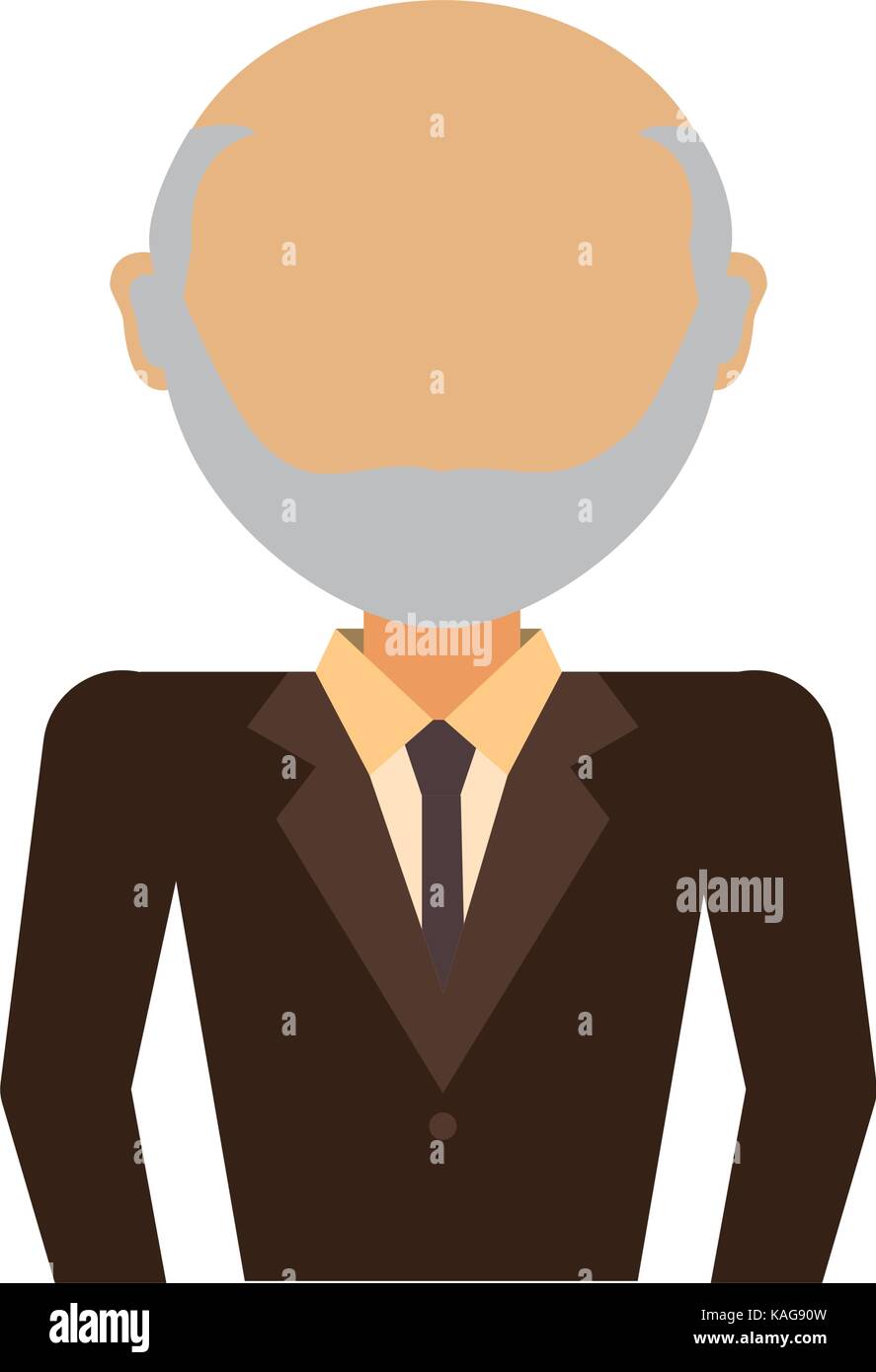 old man avatar vector illustration Stock Vector Image & Art - Alamy