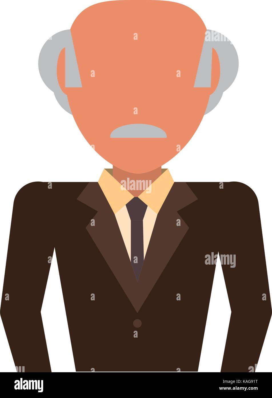 old man avatar vector illustration Stock Vector Image & Art - Alamy