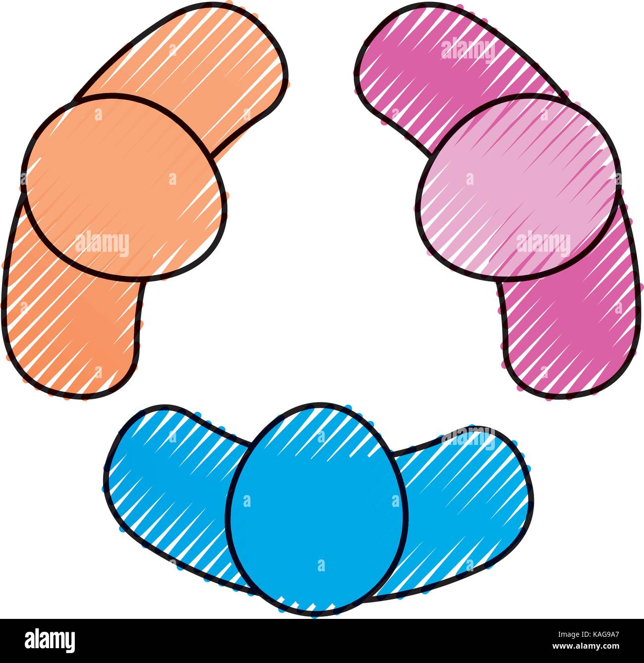 pictogram people doodle vector illustration Stock Vector Image & Art ...