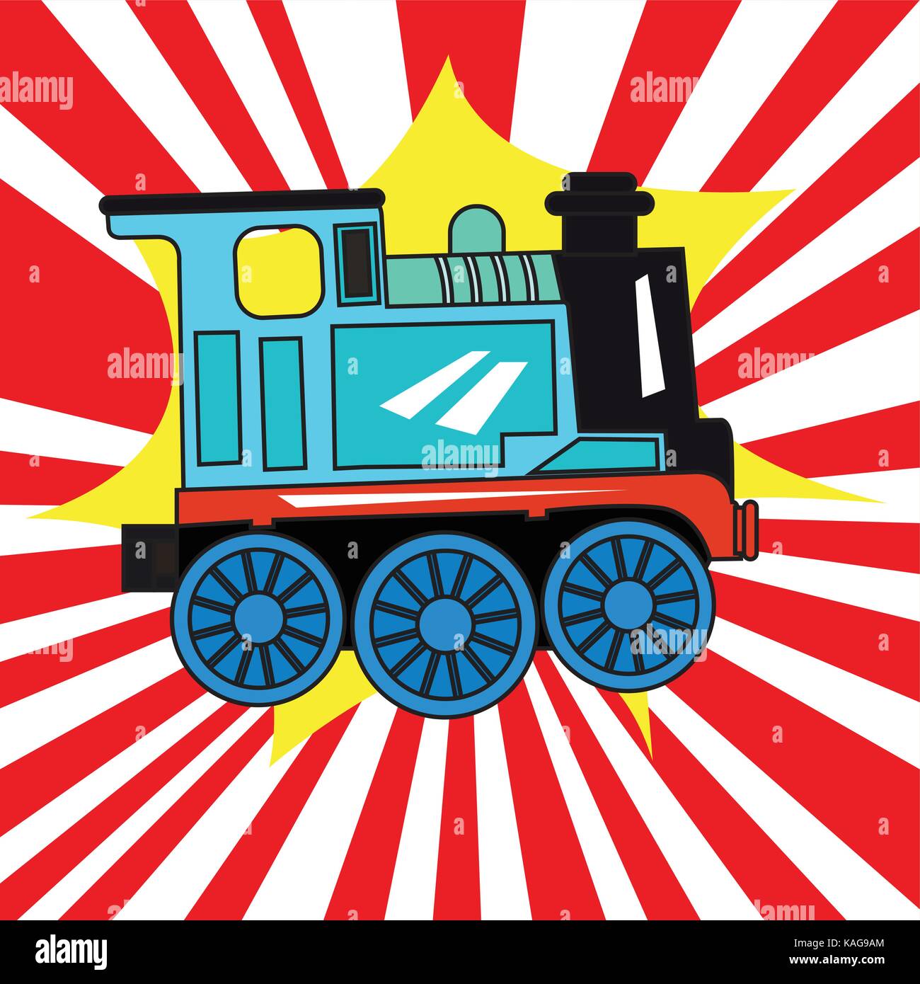 Single line train Stock Vector Images - Alamy