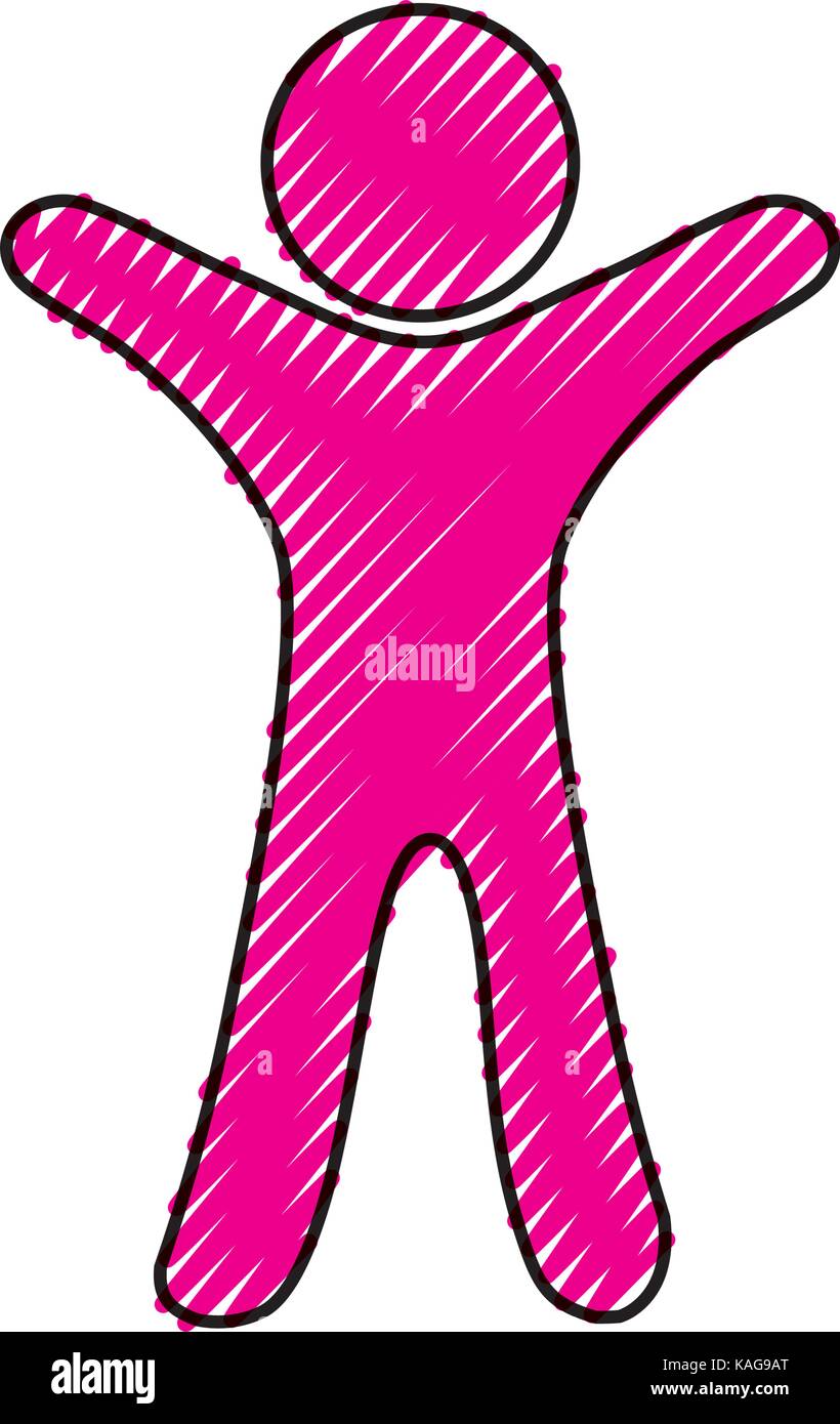 pictogram male doodle vector illustration Stock Vector Image & Art - Alamy