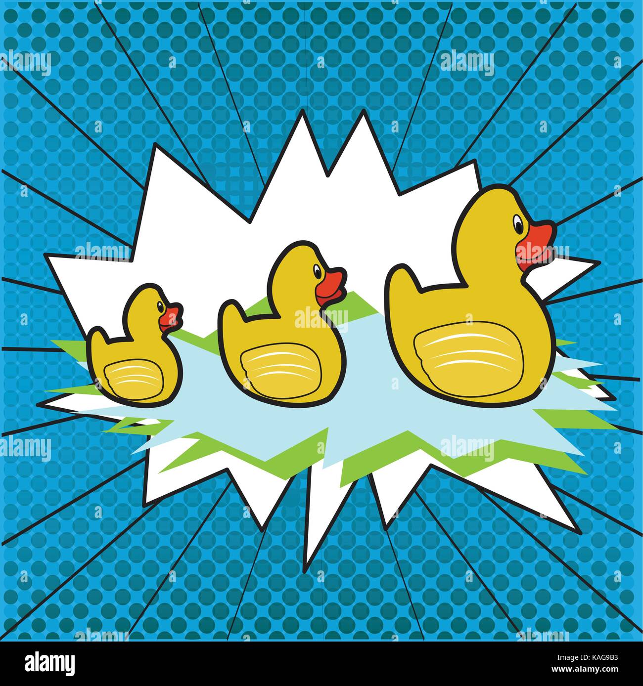 Retro ducks Stock Vector Images - Alamy