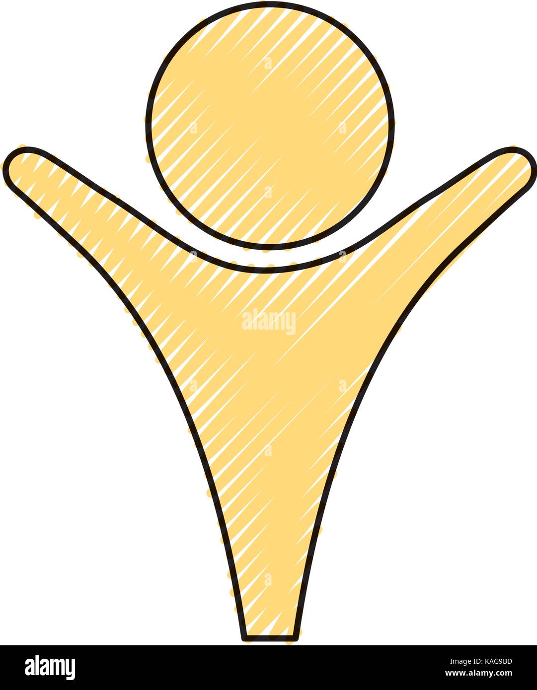 pictogram male doodle vector illustration Stock Vector Image & Art - Alamy