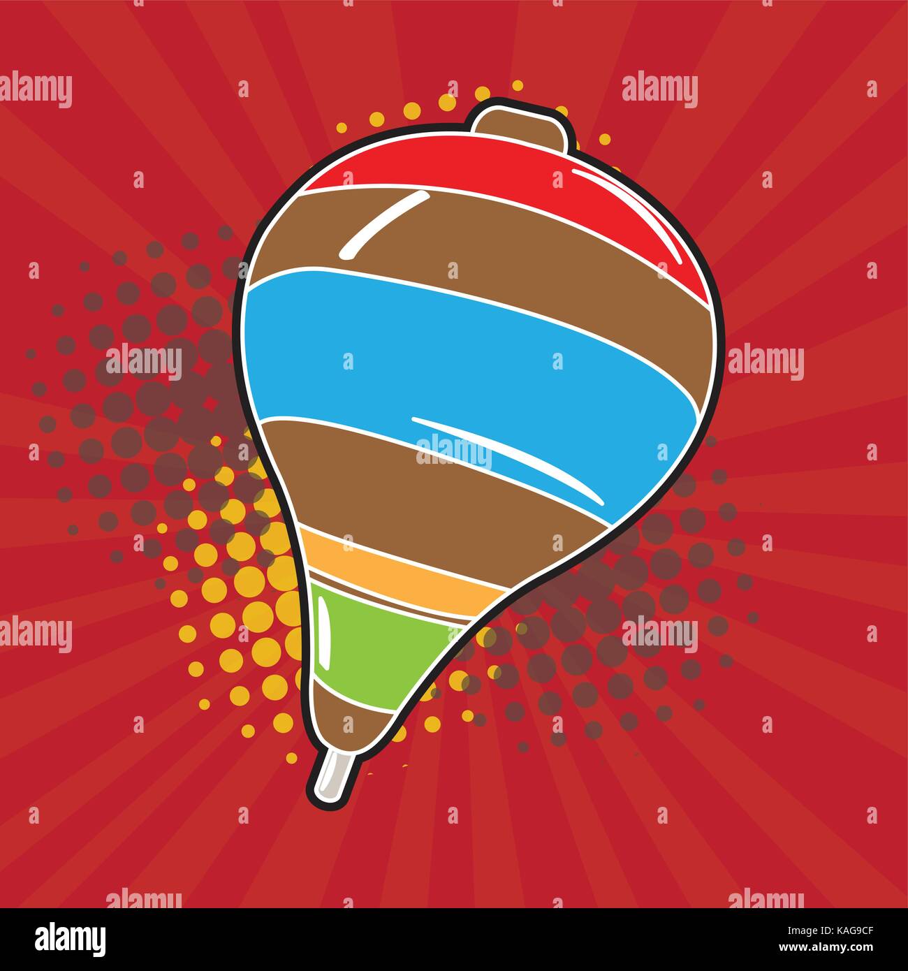 Isolated spin toy Stock Vector Image & Art - Alamy