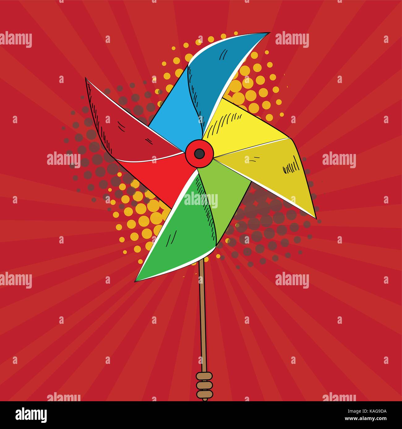 Isolated wind toy Stock Vector Image & Art - Alamy