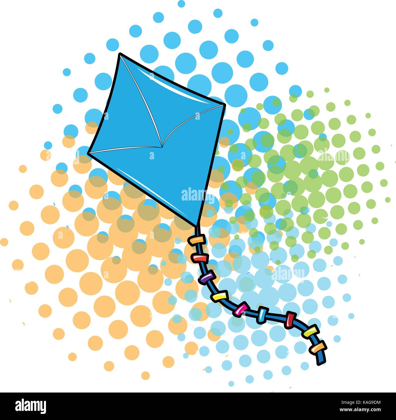 Isolated kite toy Stock Vector Image & Art - Alamy