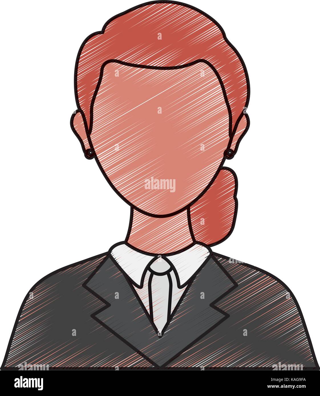 lawyer woman doodle vector illustration Stock Vector Image & Art - Alamy