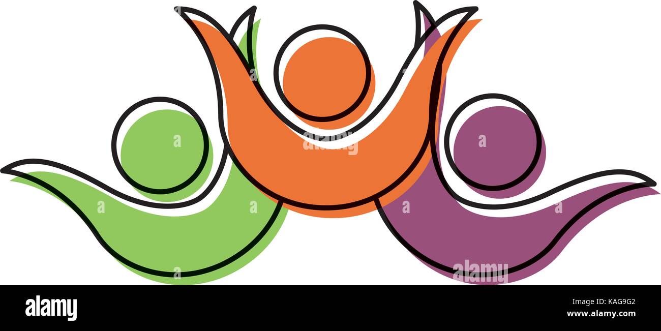 pictogram people vector illustration Stock Vector Image & Art - Alamy