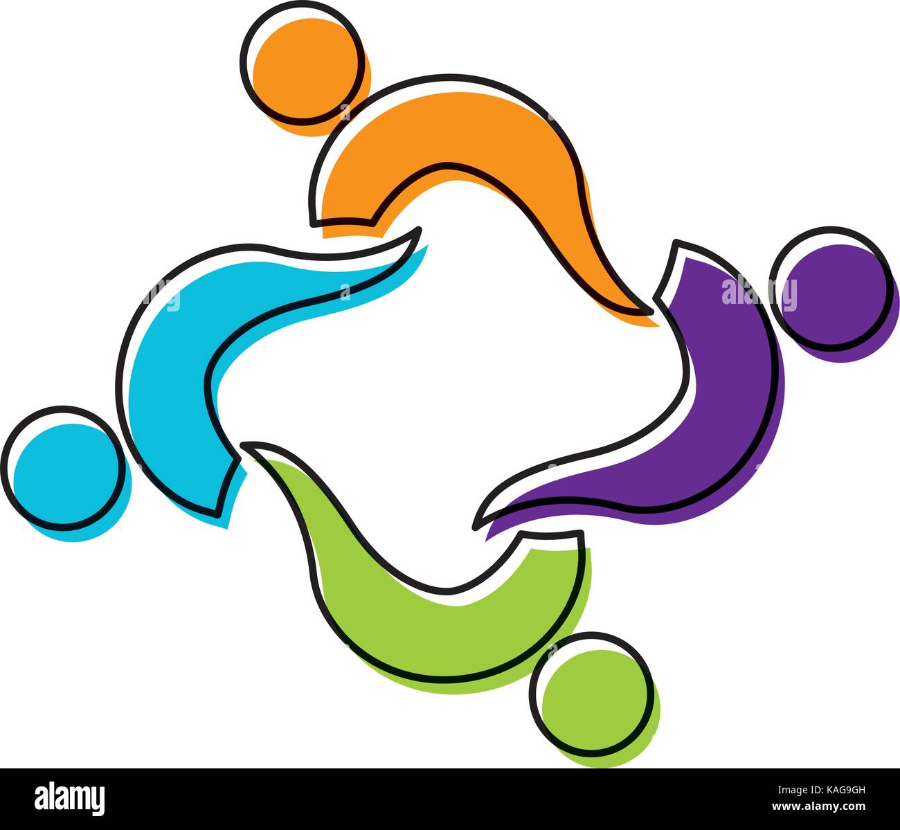 pictogram people vector illustration Stock Vector Image & Art - Alamy