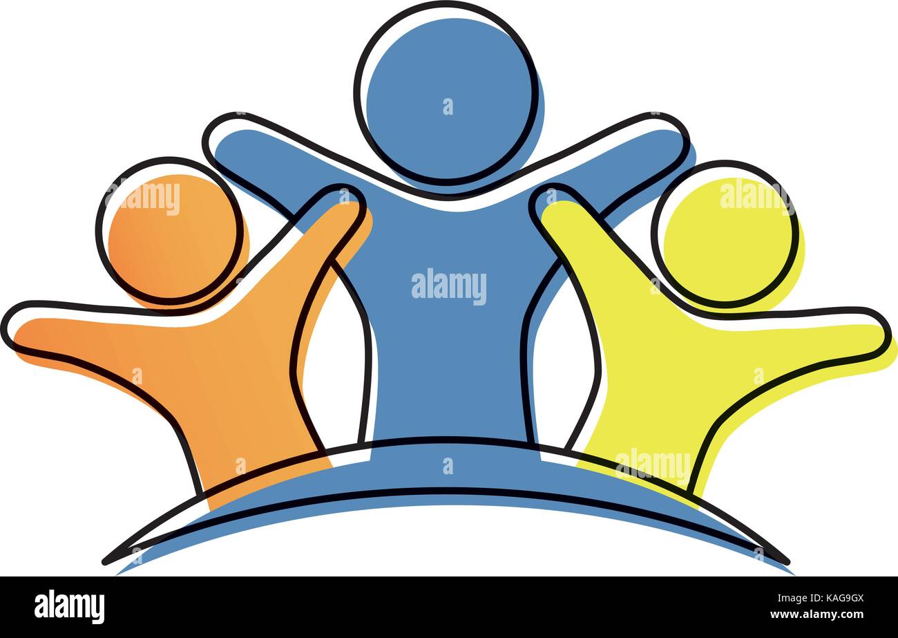 pictogram people vector illustration Stock Vector Image & Art - Alamy