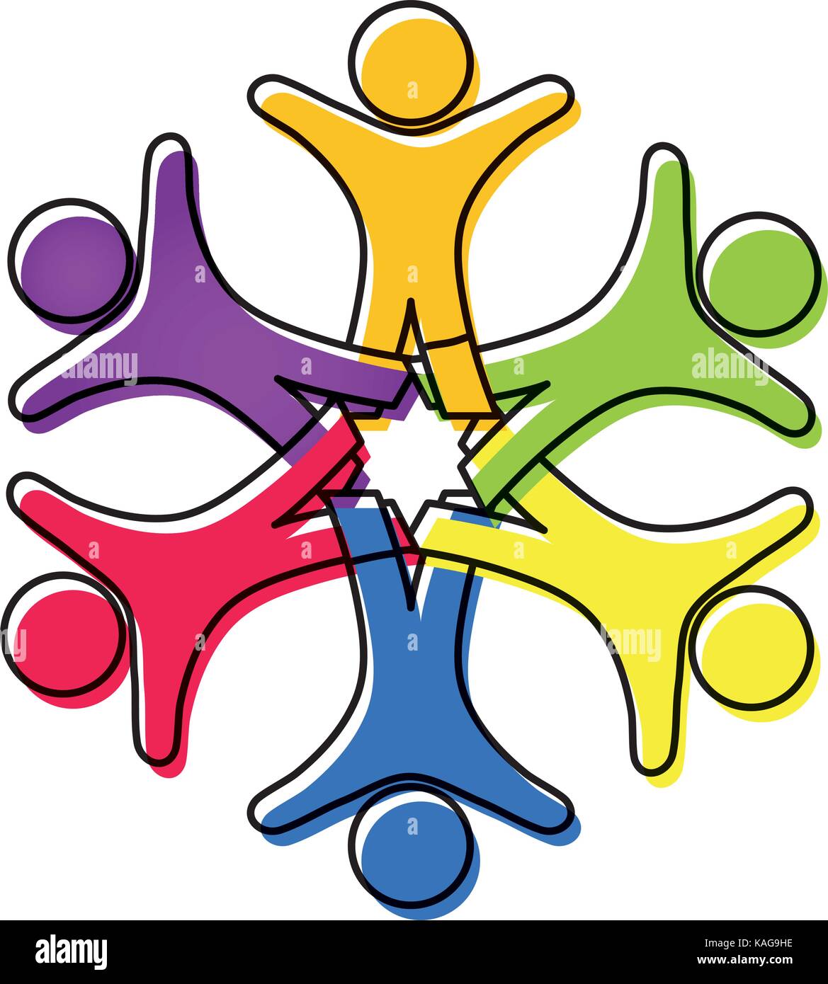 pictogram people vector illustration Stock Vector Image & Art - Alamy
