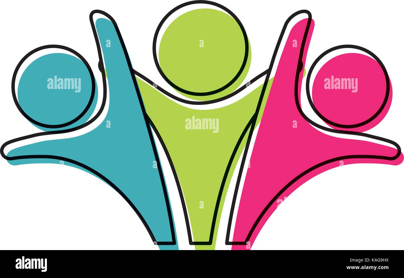 pictogram people vector illustration Stock Vector Image & Art - Alamy