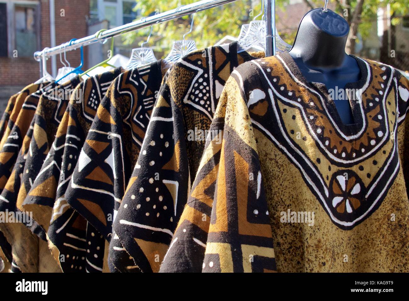 October 14, 2012 - Philadelphia, PA, USA: Textiles on display at an ...