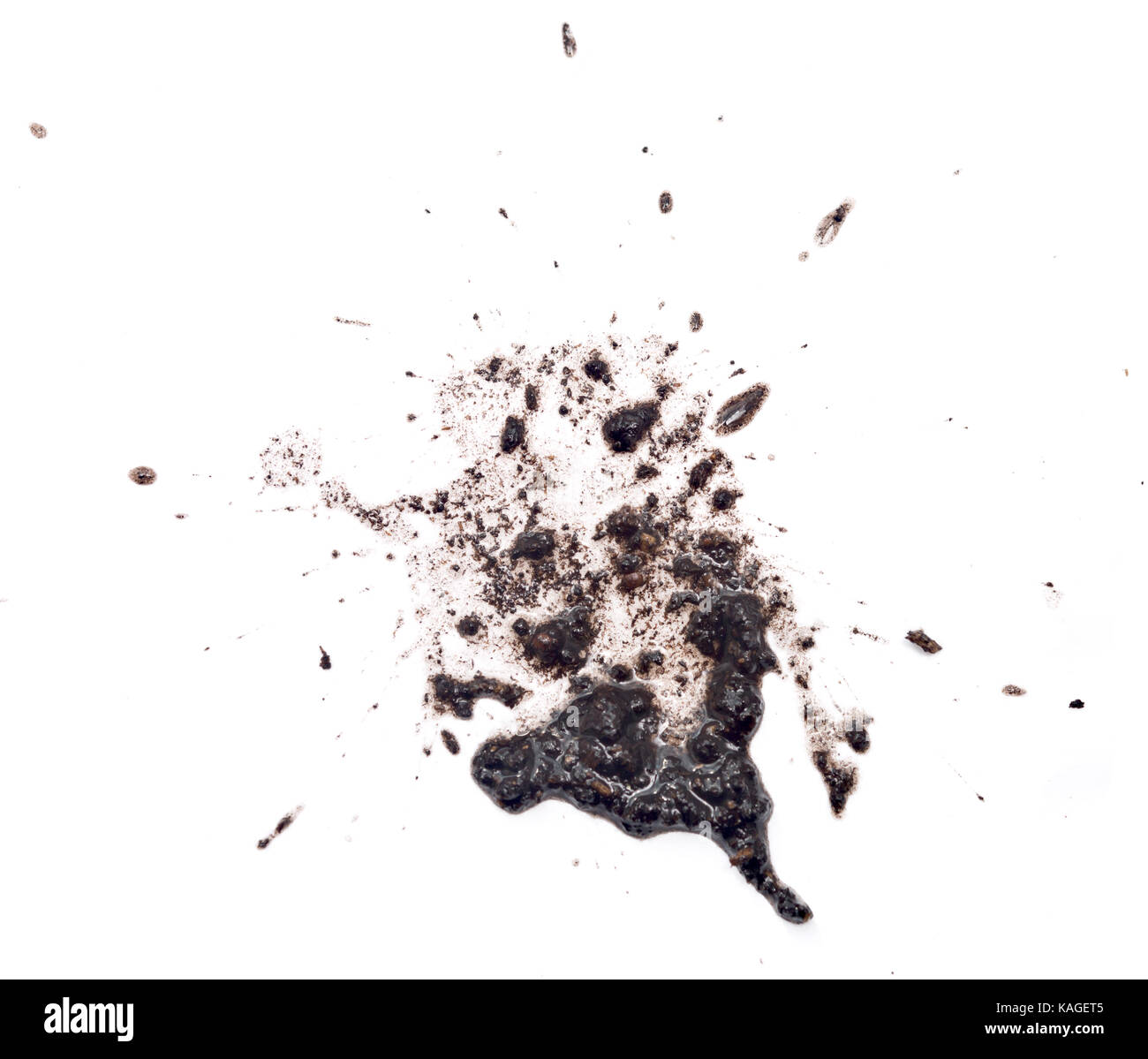 mud splash isolated on white background Stock Photo - Alamy
