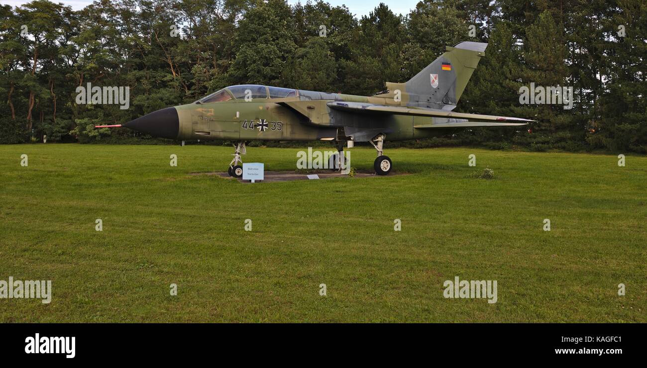 Tornado Aircraft, on display in Cologne Wahn army barracks Stock Photo ...